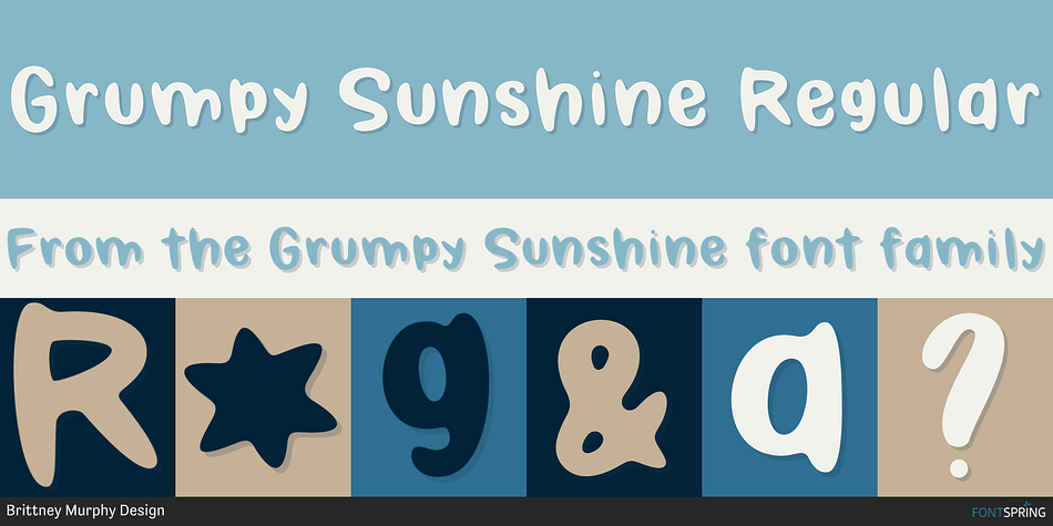 Grumpy Sunshine Regular Font