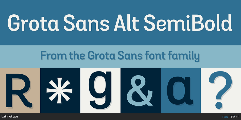 Grota Sans Alt SemiBold Font