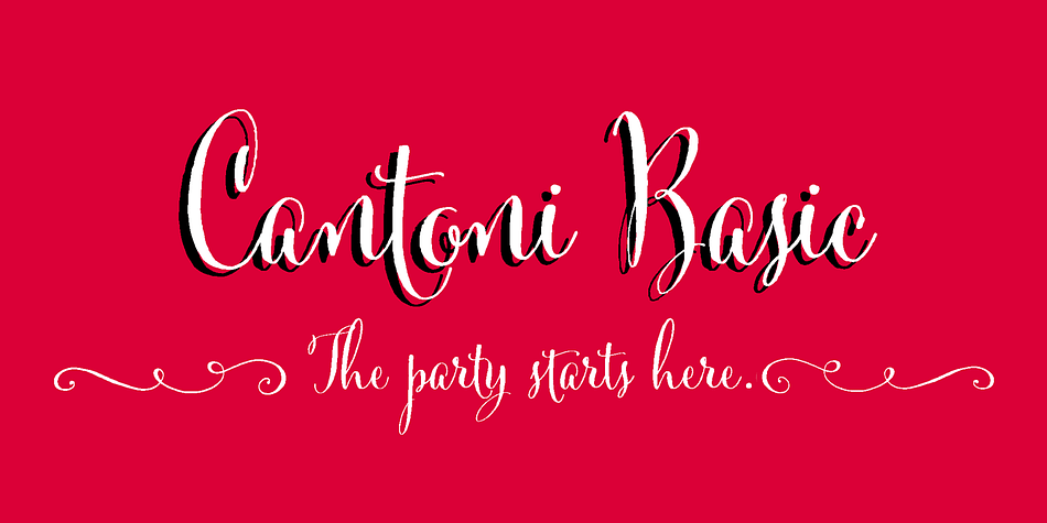 Cantoni Font