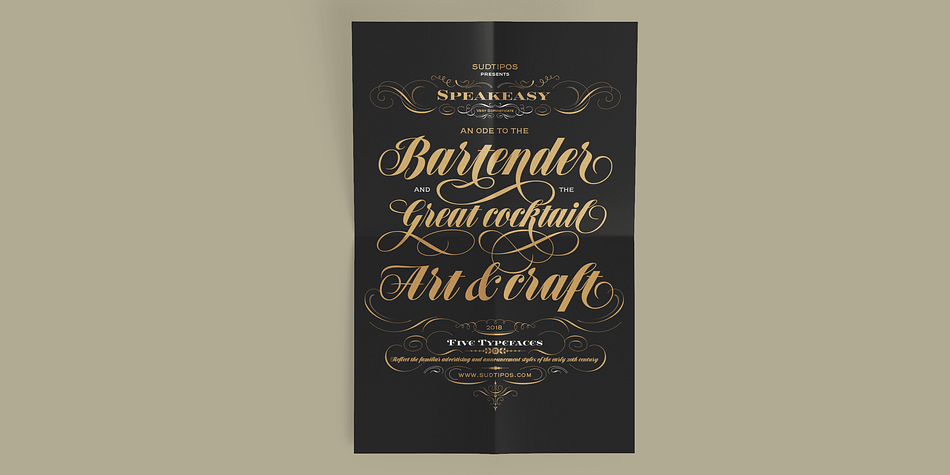 Speakeasy Set Font