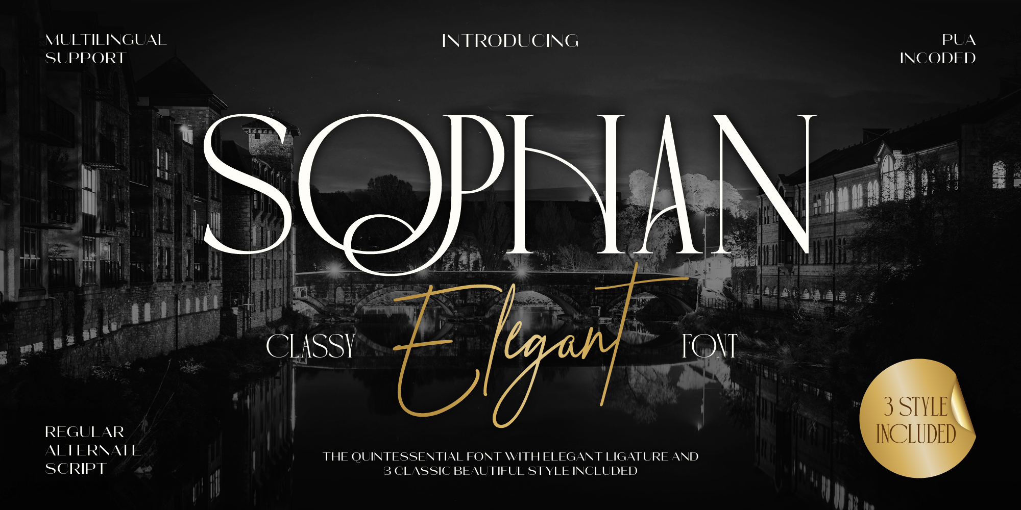 Sophan Elegant Font
