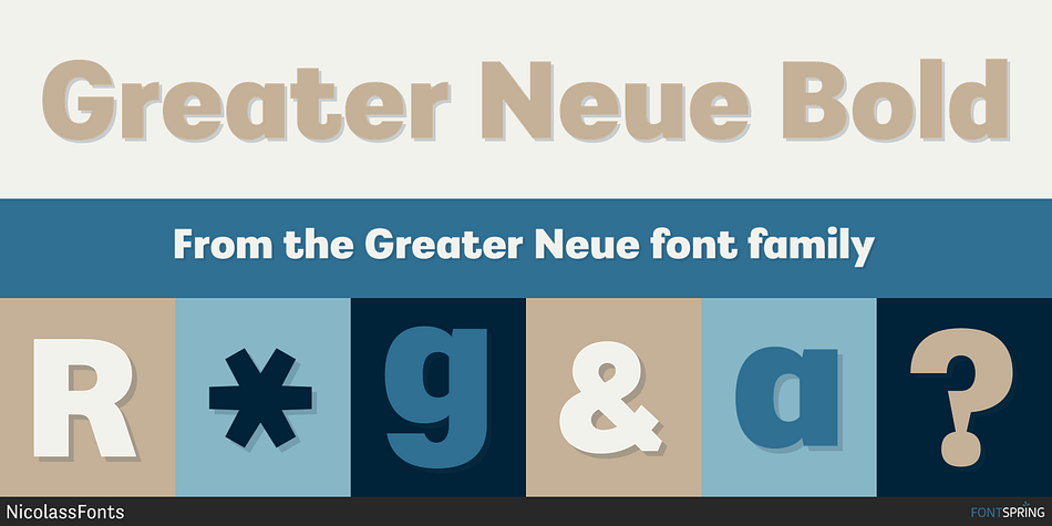Greater Neue Bold Font