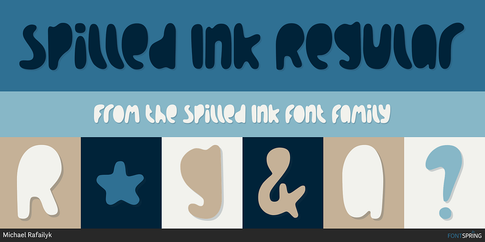 Spilled Ink Regular Font