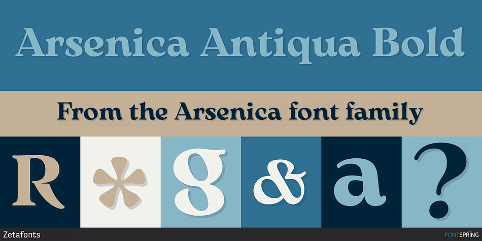 Arsenica Antiqua Pack Font