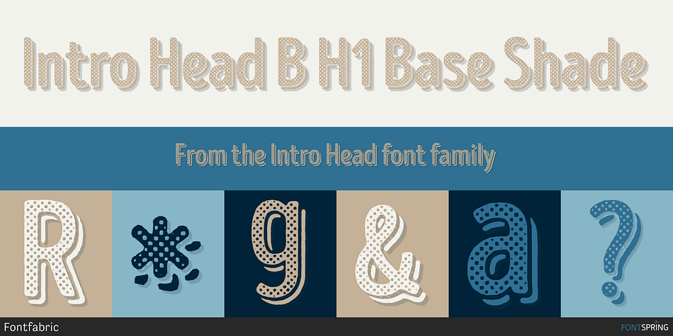 Intro Head Bold Font