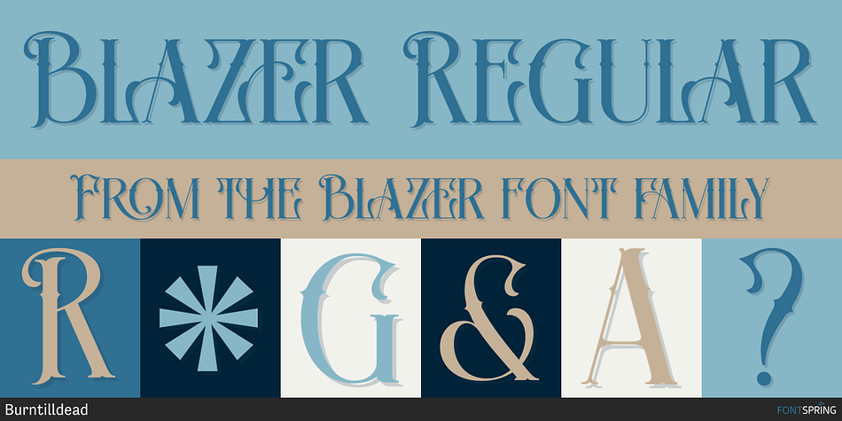 Blazer Regular Font