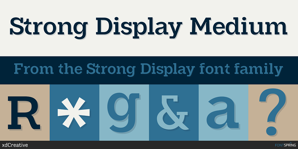 Strong Display Medium Font