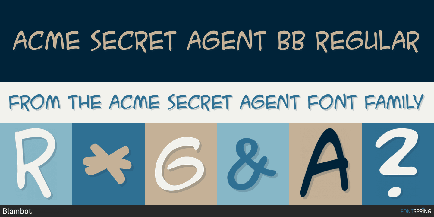 ACME Secret Agent Font