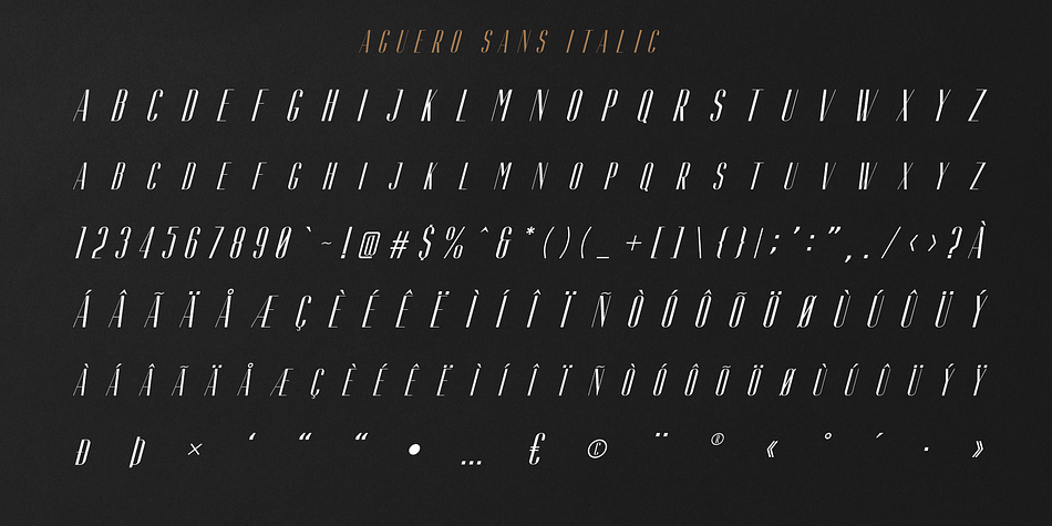Aguero Font