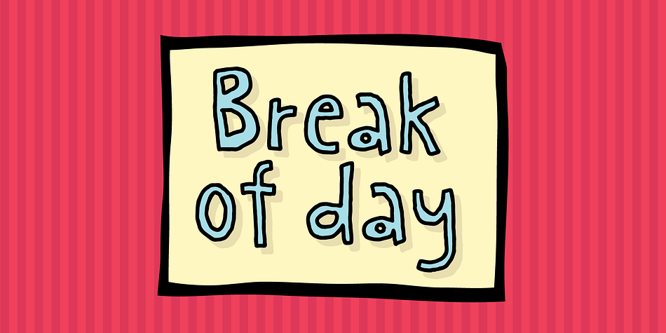 Break of day Font