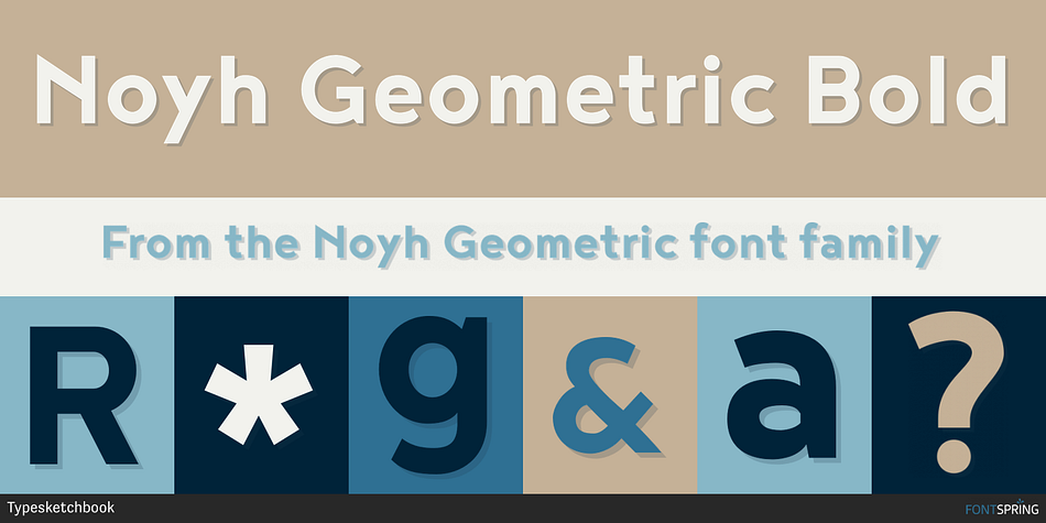 Noyh Geometric Bold Font