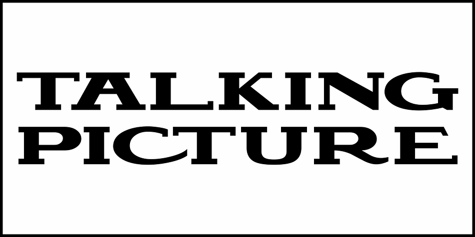 Talking Picture JNL Font