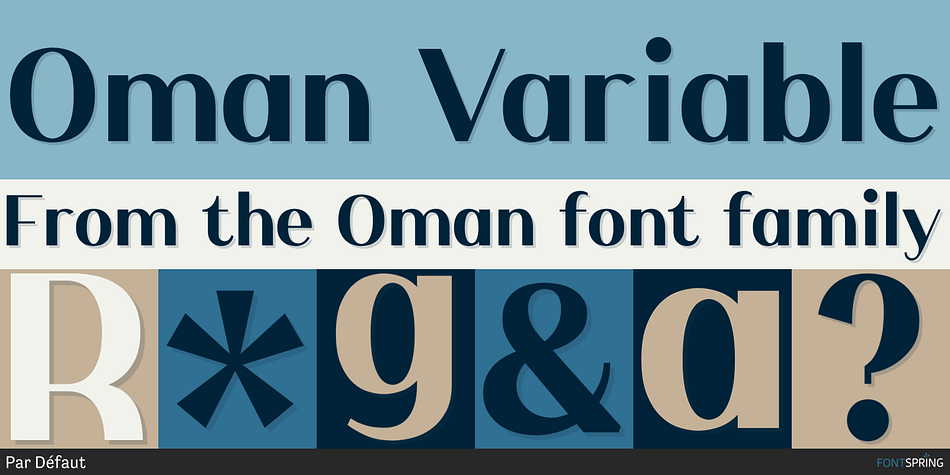 Oman Variable Font
