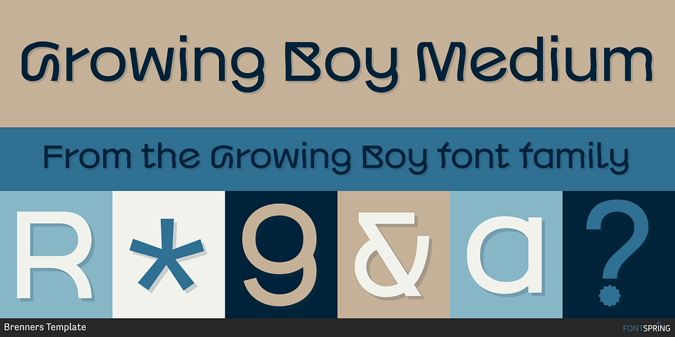 Growing Boy Medium Font