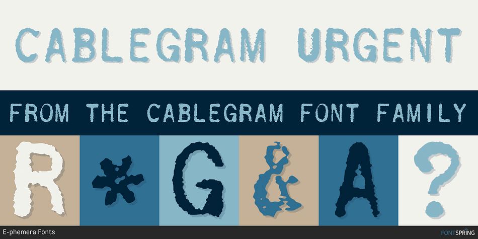 Cablegram Font