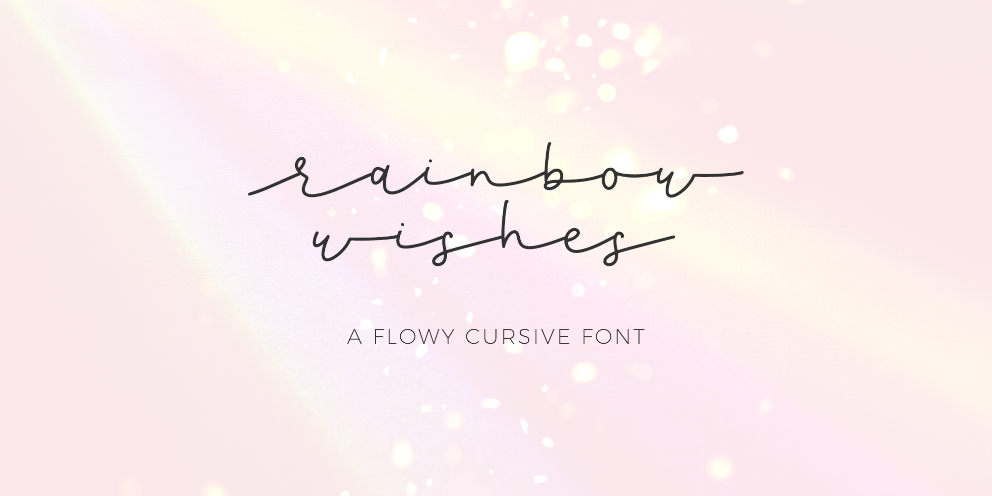 Rainbow Wishes Font