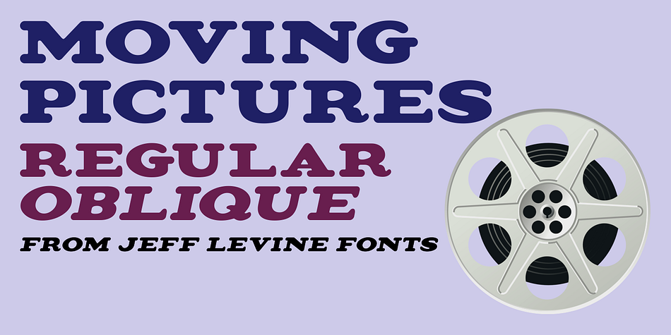 Moving Pictures JNL Font