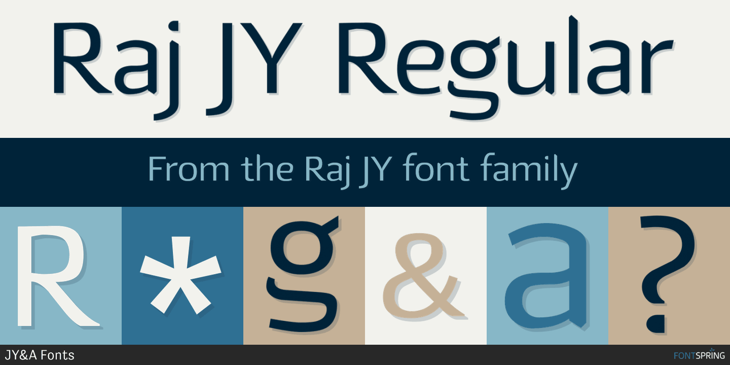 Raj JY Font
