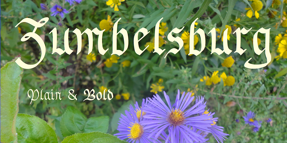 Zumbelsburg Font