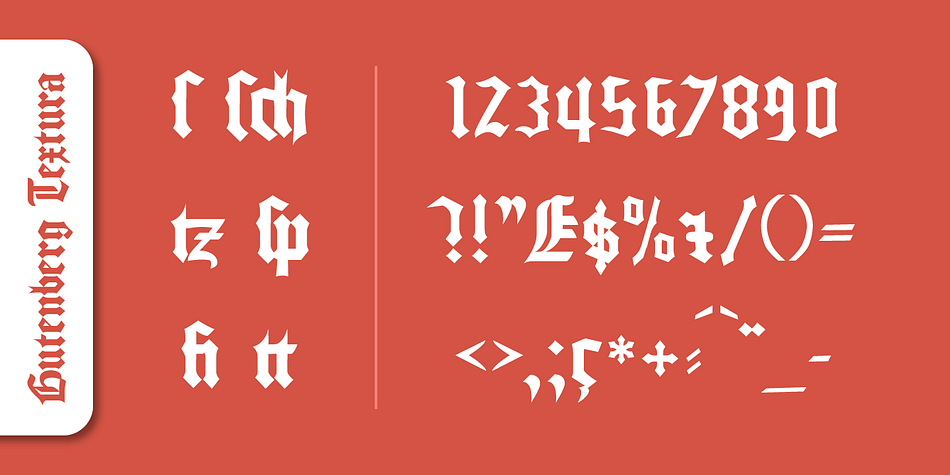 Gutenberg Textura Pro Font