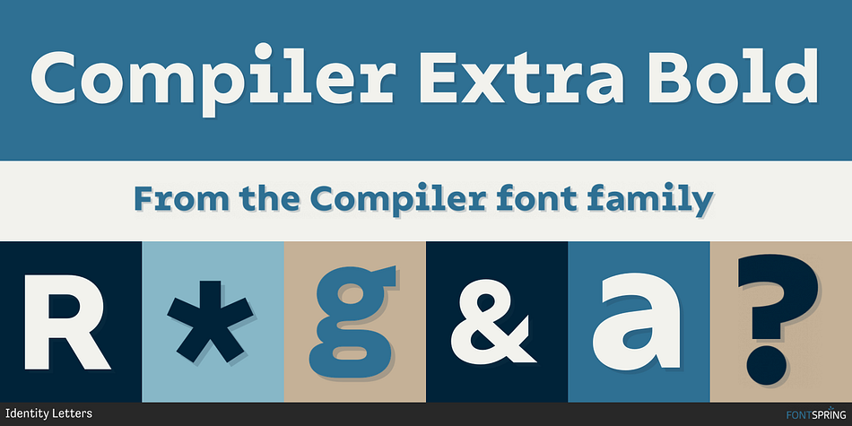 Compiler Extra Bold Font