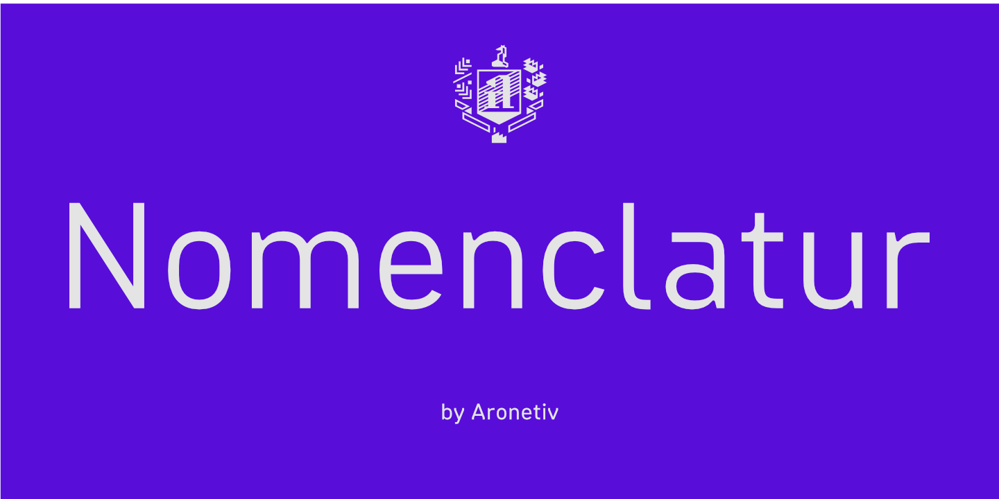 Nomenclatur Font