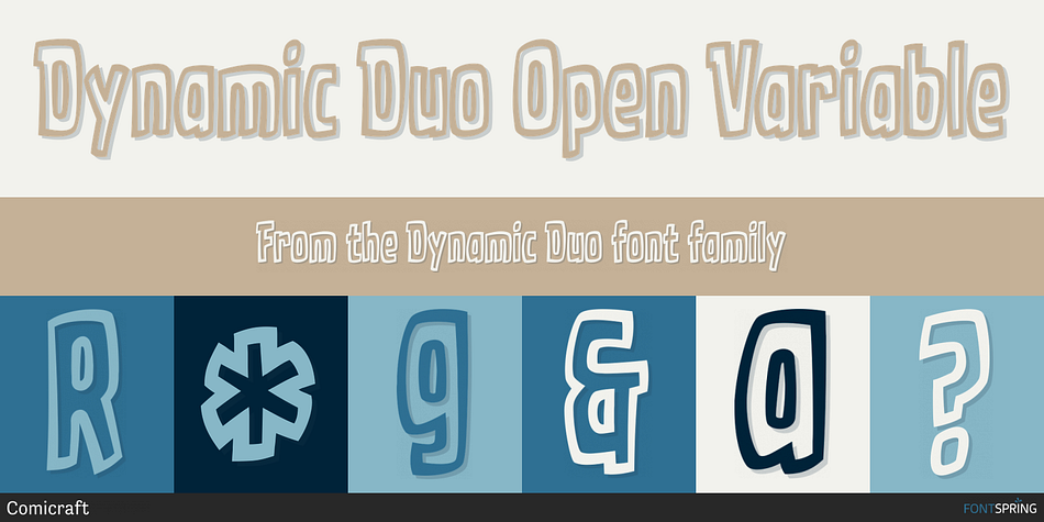 Dynamic Duo Open Font