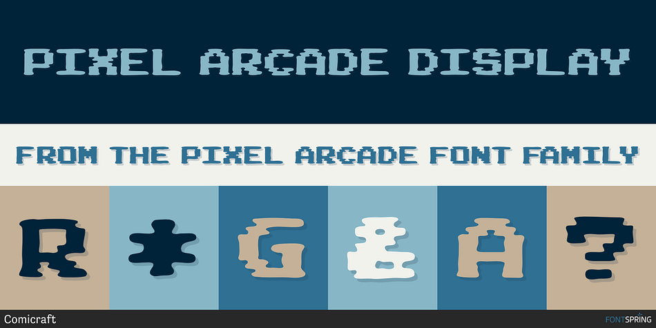 Pixel Arcade Display Font