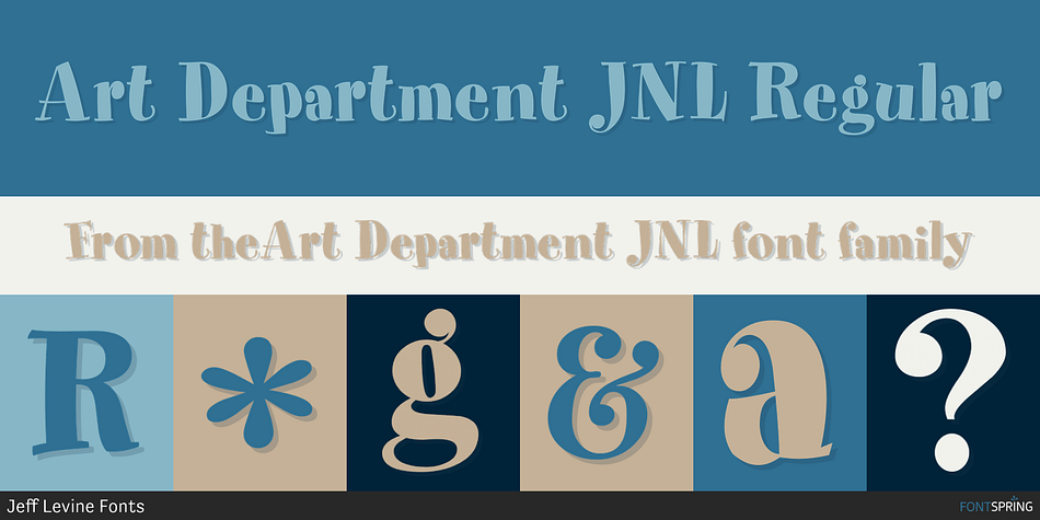 Art Department JNL Font