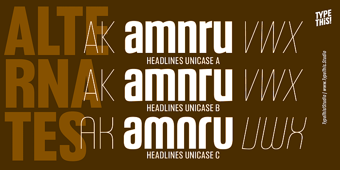 Headlines Font