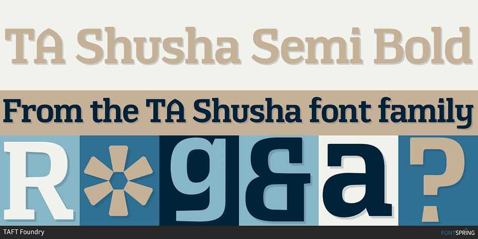 TA Shusha Semi Bold Font