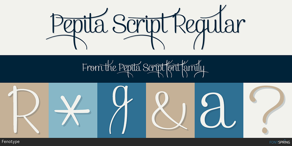 Pepita Script Regular Font