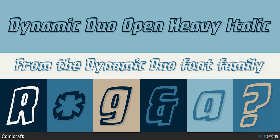 Dynamic Duo Open Font