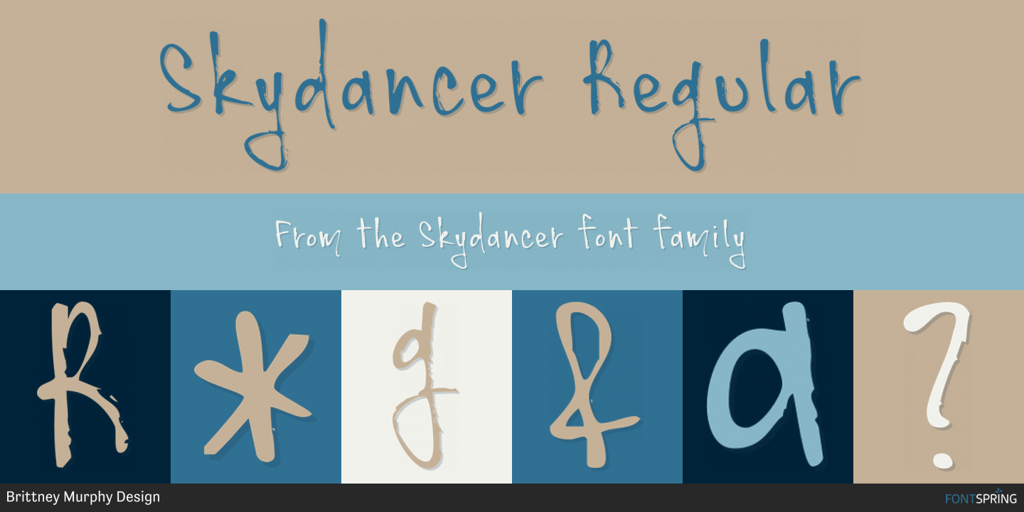 Fonts similar to Skydancer