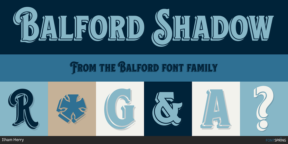 Balford Shadow Font