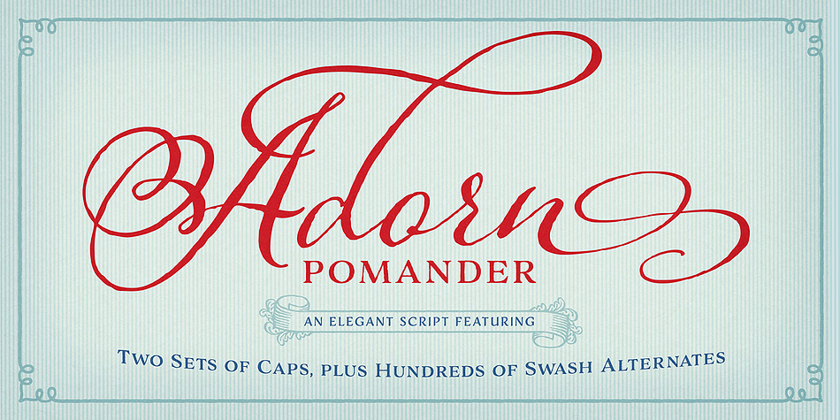 Adorn Collection Font