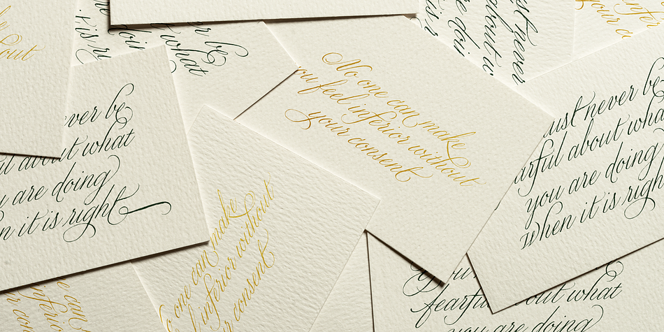 Wordless Script Font