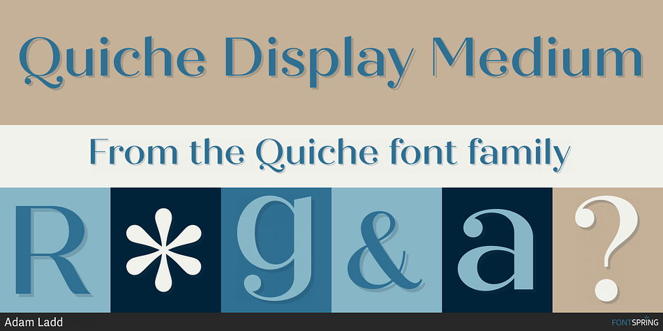 Quiche Display Font