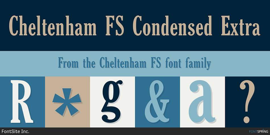 Cheltenham FS Condensed Extra Font
