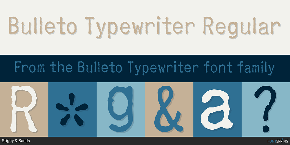 Bulleto Typewriter Regular Font