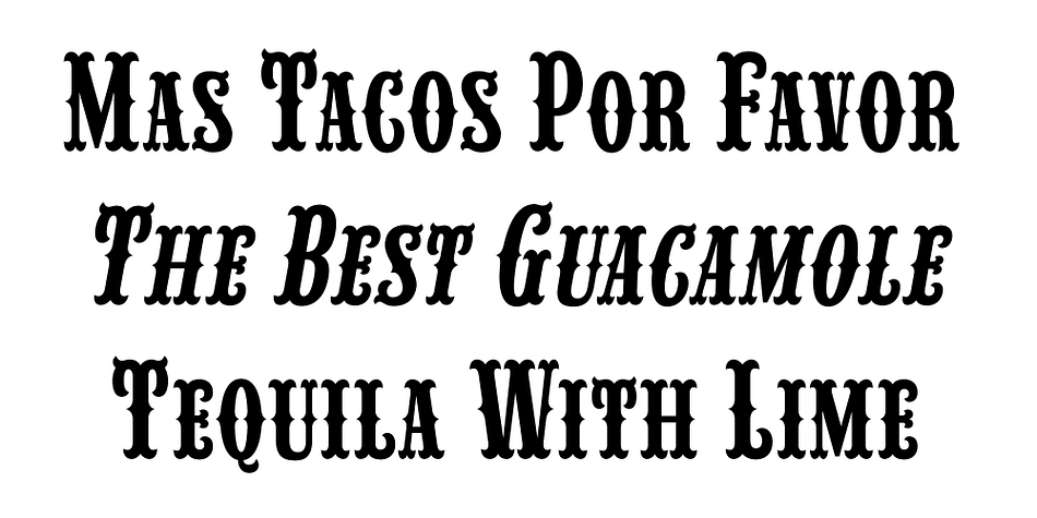 Tijuana Taco Font