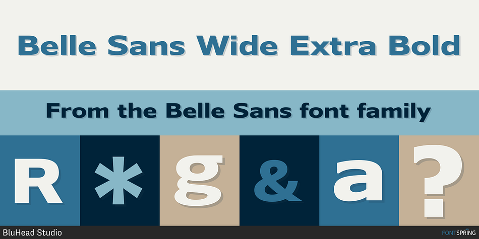 Belle Sans Wide Extra Bold Font