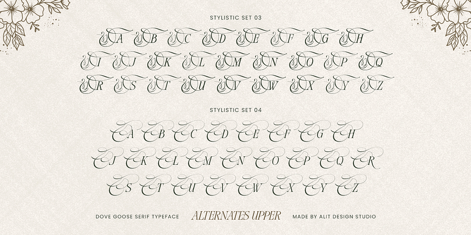 Dove and Goose Font