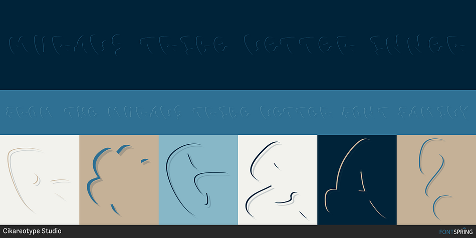 Murals Tribe Letter Inner Font