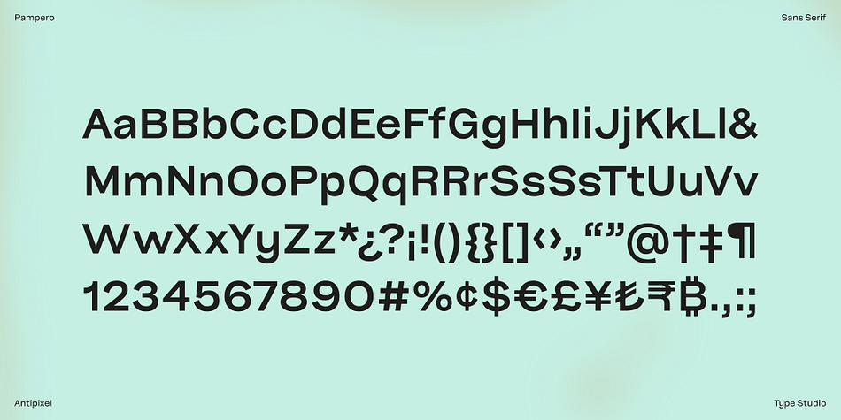 Pampero Font