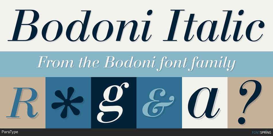 Bodoni Font
