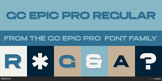 Fonts similar to GC EPIC PRO