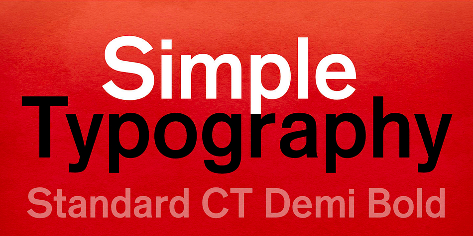 Standard CT Font