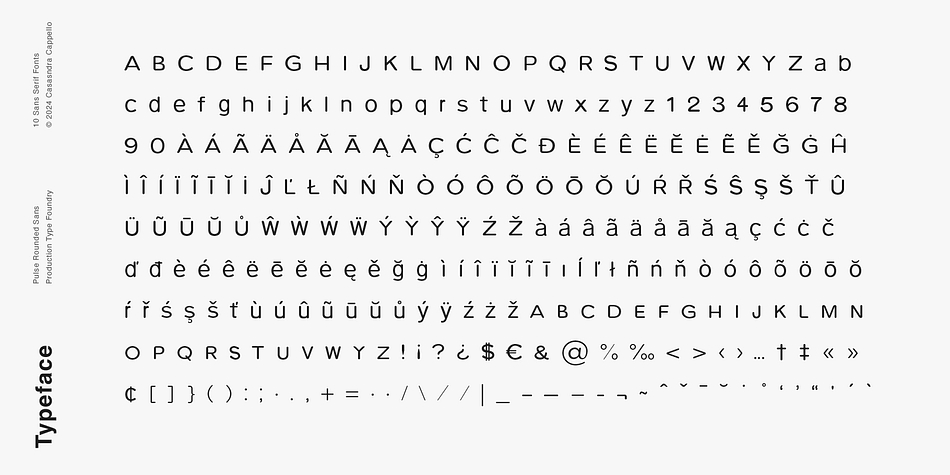 Pulse Rounded Font