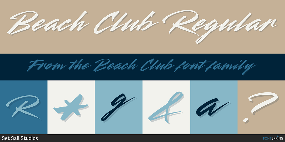 Beach Club Regular Font